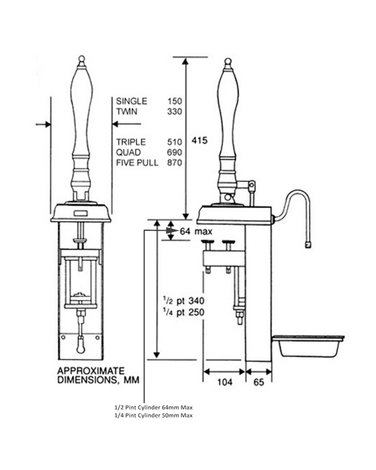 Reconditioned Clamp On Hand Pump - Hand Pumps, Beer Pumps, Fonts, Free ...