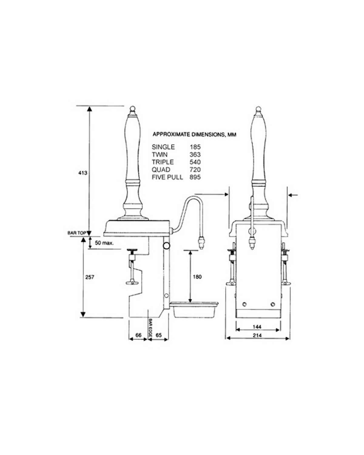 Reconditioned Model CQ Hand Pump - Hand Pumps, Beer Pumps, Fonts, Free ...